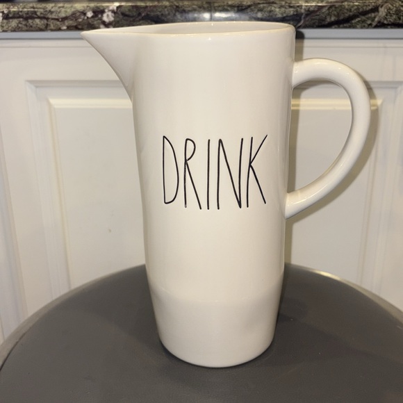 Rae Dunn | Kitchen | Rae Dunn Drink Pitcher Offwhite Ceramic Inches ...